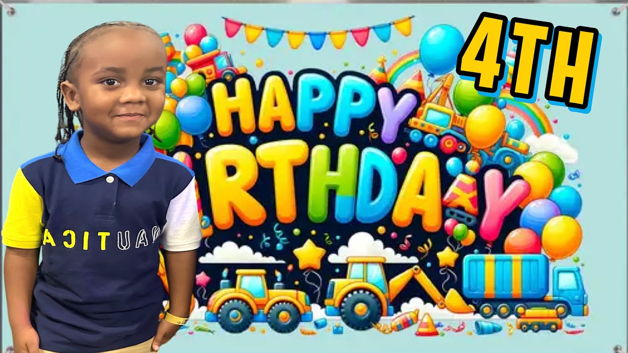 OUR LITTLE MAN JUST TURNED 4 YEARS OLD - YouTube