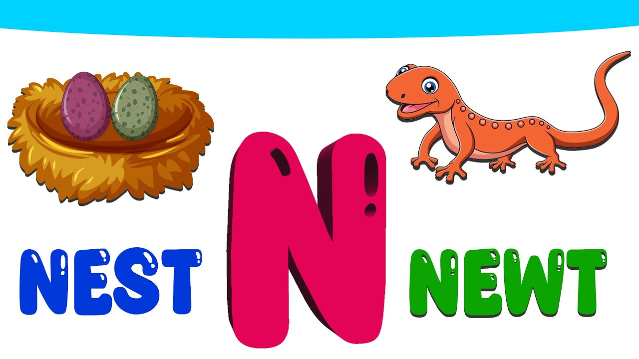 Letter N Story | Kids Learning Alphabet N | English Alphabet ...