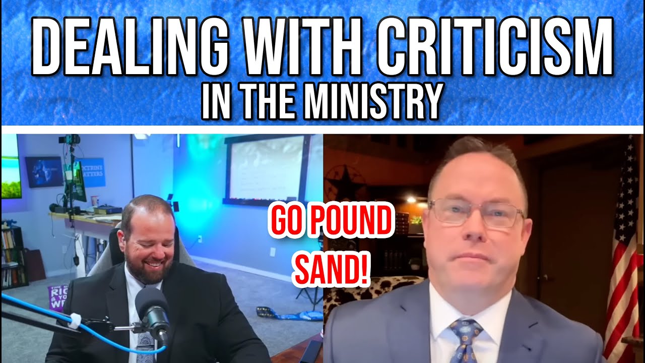 "Dealing with Criticism in the Ministry" with Pastor Stacey Shiflett ...