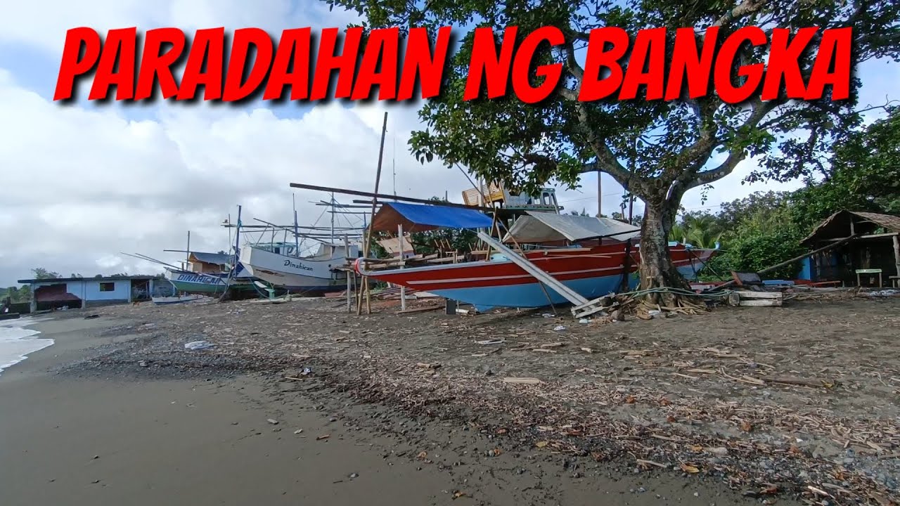 Paradahan ng mga Bangkang Nererepair | Dinahican Infanta Quezon - YouTube