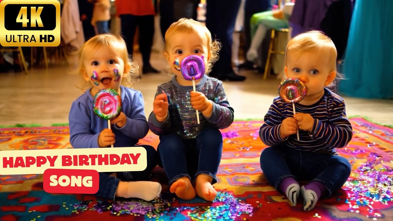 Happy Birthday Song for Babies | Dancing Babies Birthday Dance | Kids ...