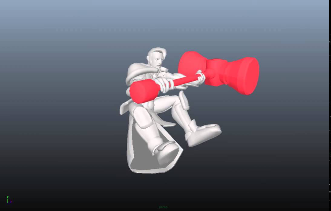 Locklan Knocked Back (Game Character Animation) - YouTube