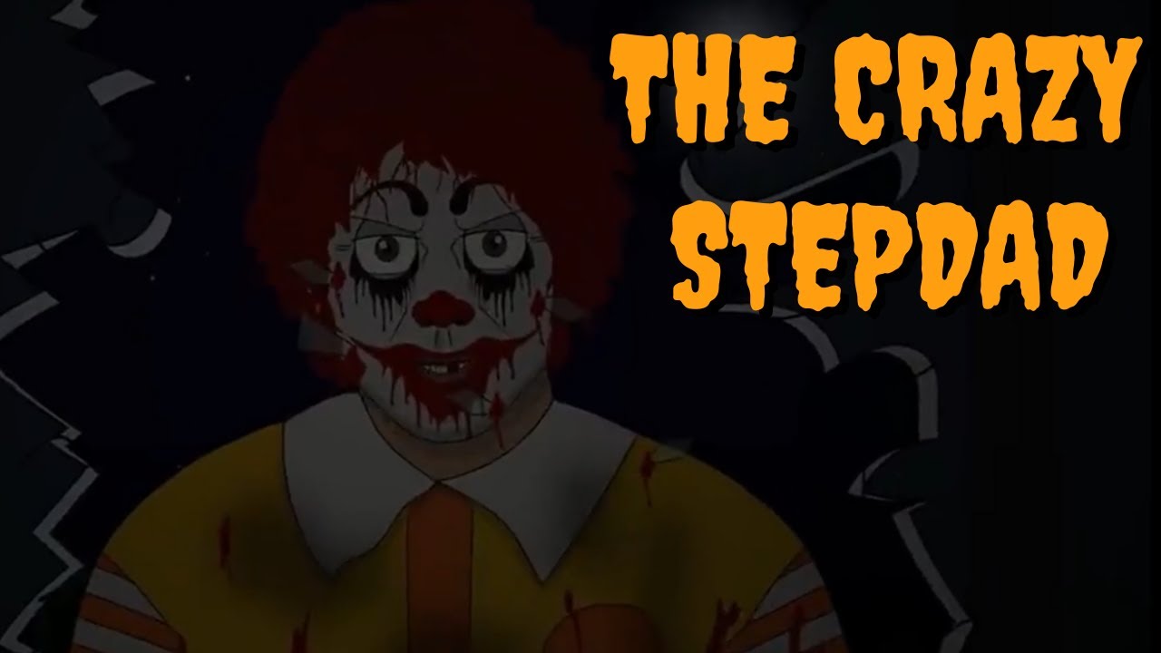 The Crazy Stepdad Horror Story animated - YouTube