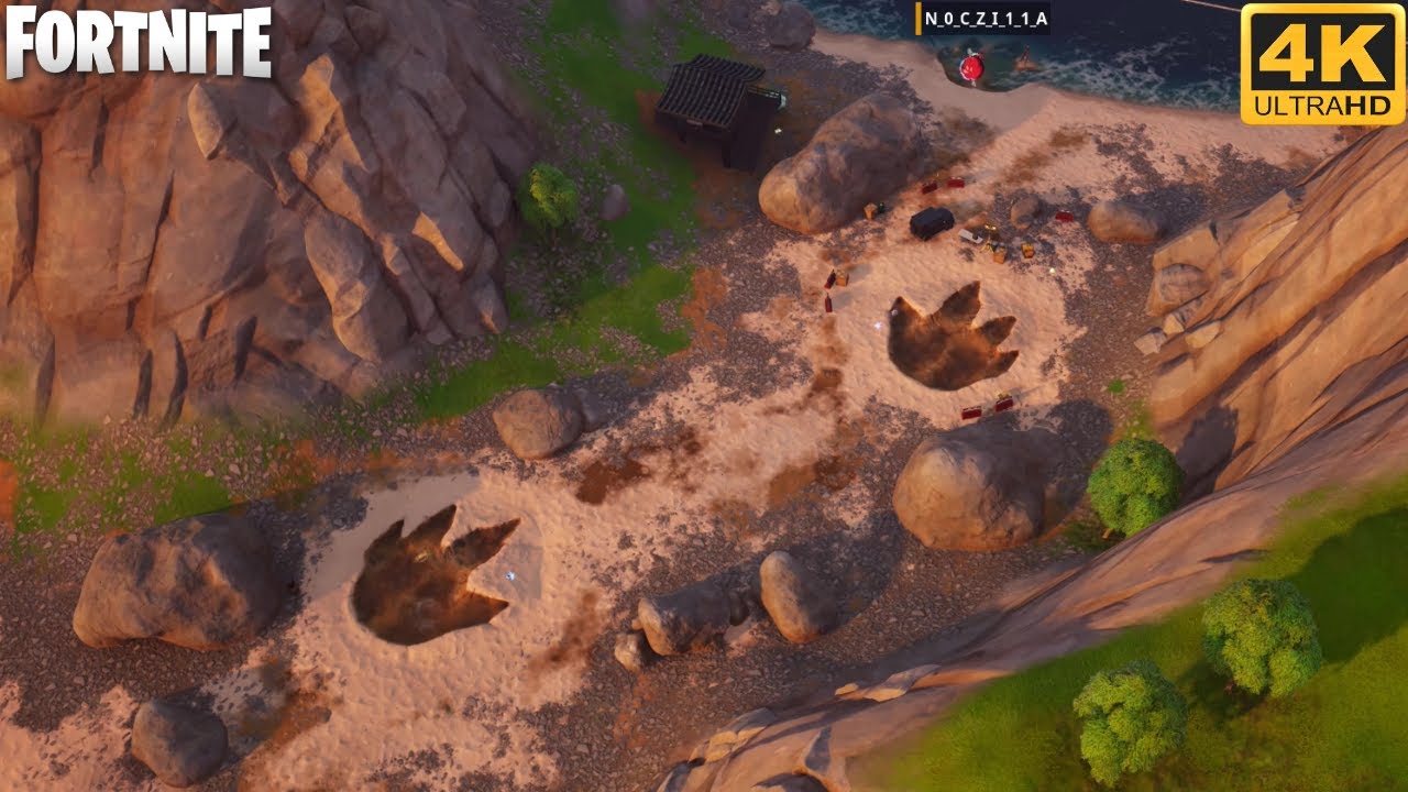 Godzilla's Footprints and Bridge Destroyed - Fortnite Chapter 6 Season ...