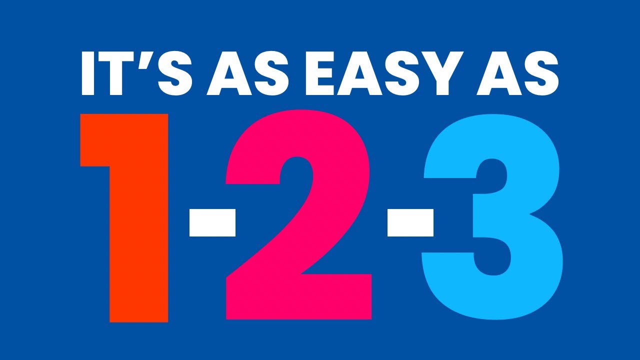 It's as easy as 1-2-3 // Live Your Dreams - YouTube