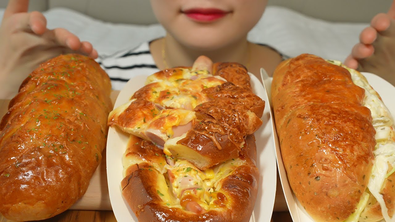 빵 먹방 ASMR (Bread MUKBANG ASMR) - YouTube