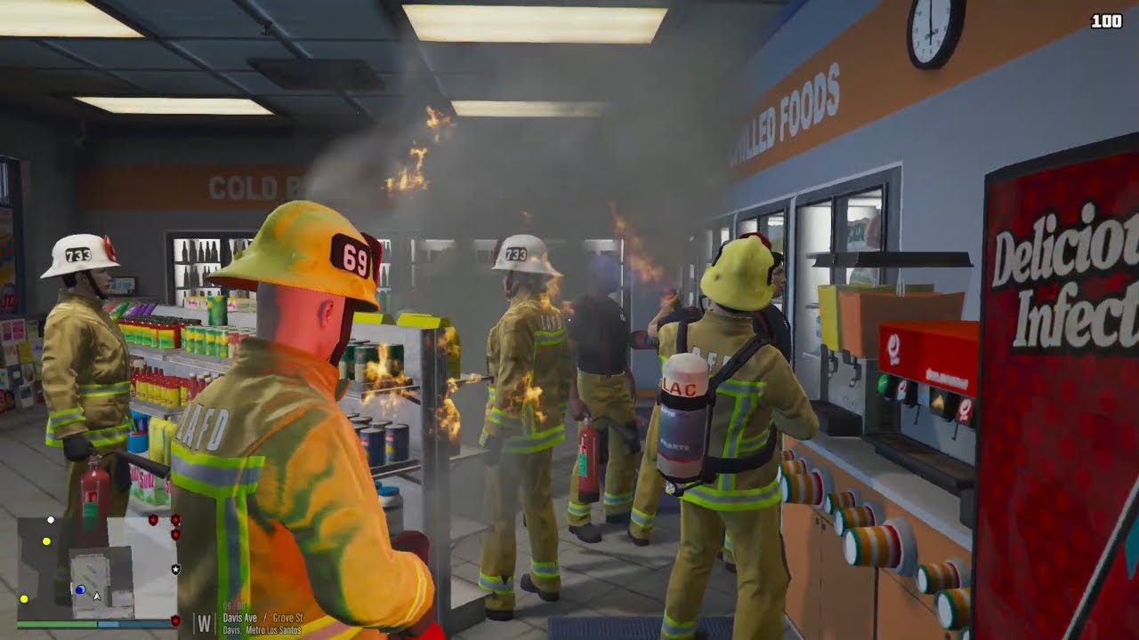Gta 5 LSFDFR Playing As LAFD First Responder - Fire Callouts #lspdfr # ...