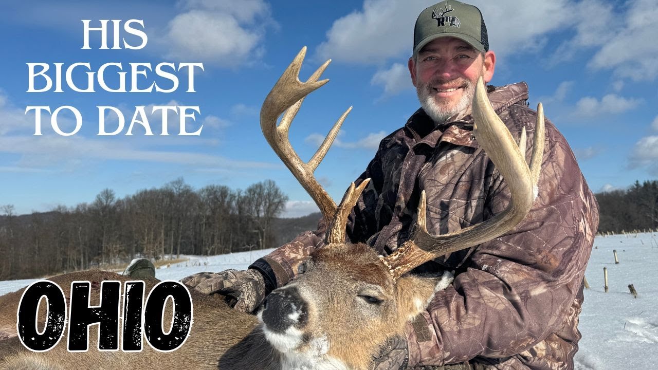 Ohio Late Season Whitetail Hunt | His Biggest Buck to Date - YouTube