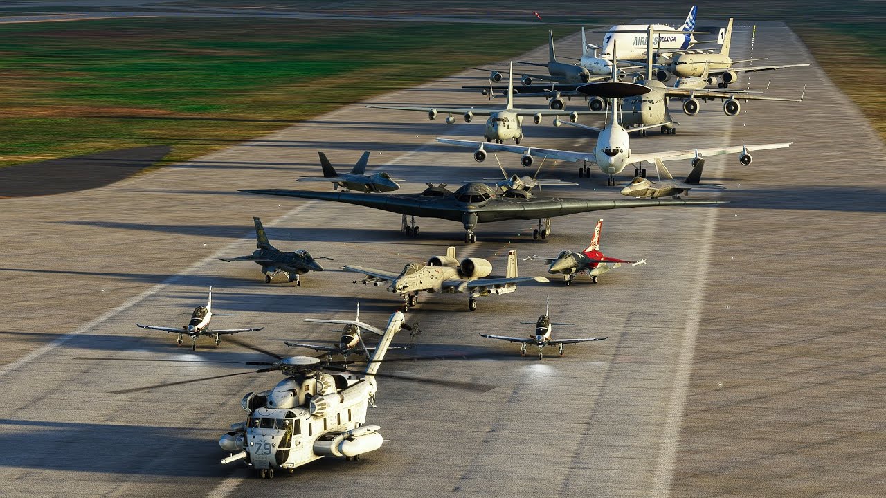 Microsoft flight simulator 2020 / pc / military / bunker squadron - YouTube