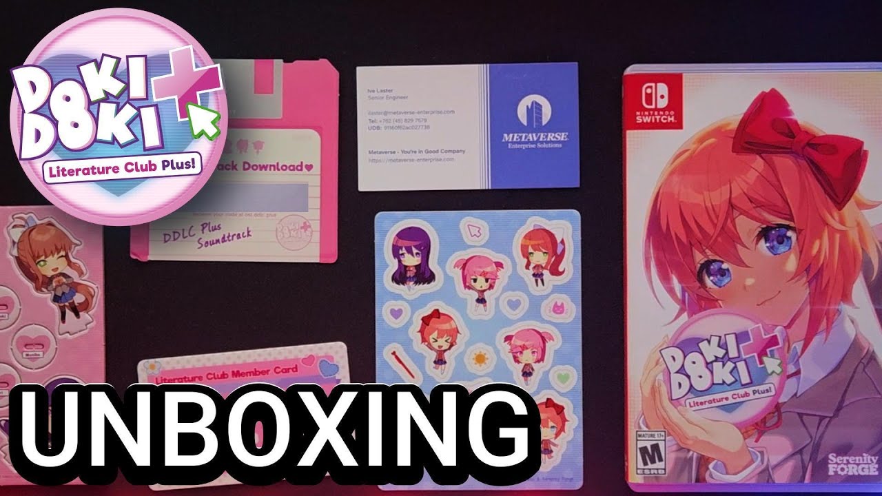 Unboxing de DDLC 🧡 | (Edición especial de Sayori) | Nintendo Switch ...