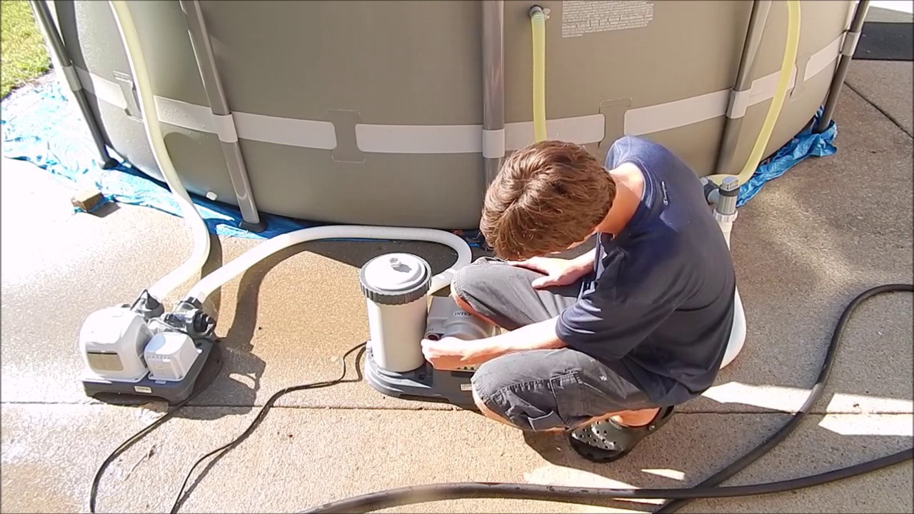 Intex 15' x 48" ultra frame pool update 5: New Equipment! - YouTube