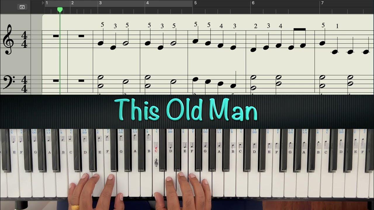 This Old Man || Sheet Music || Piano - YouTube