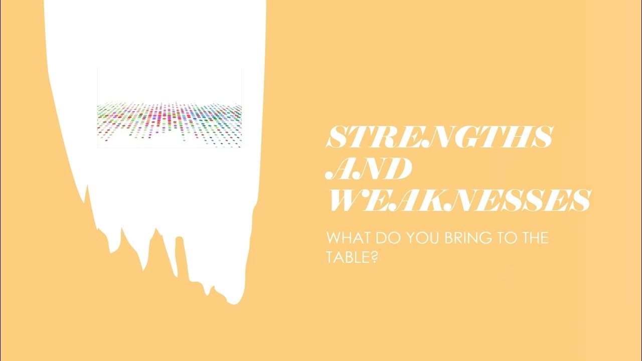 STRENGTHS AND WEAKNESSES LESSON - YouTube