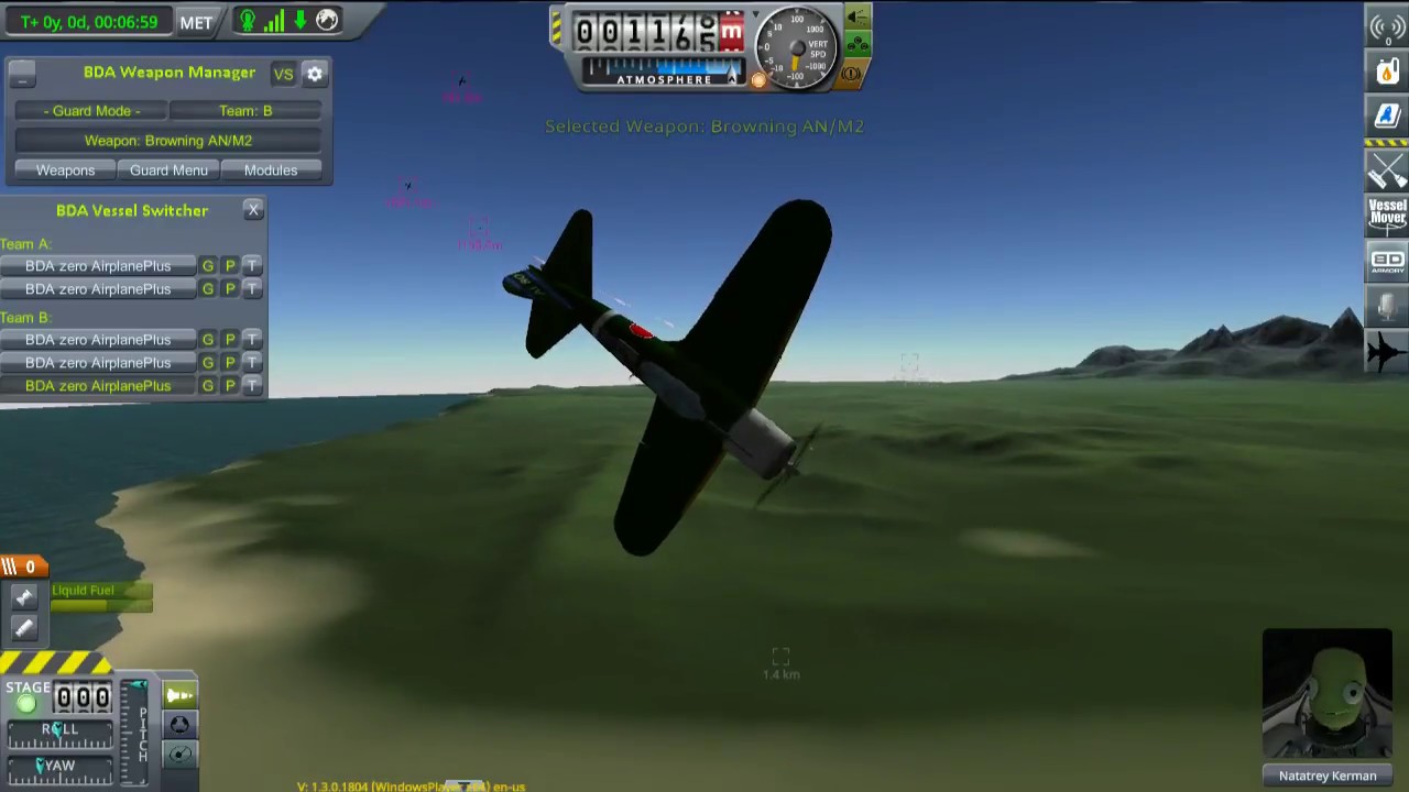KSP BDA AI Battle - ZeroFighter - - YouTube