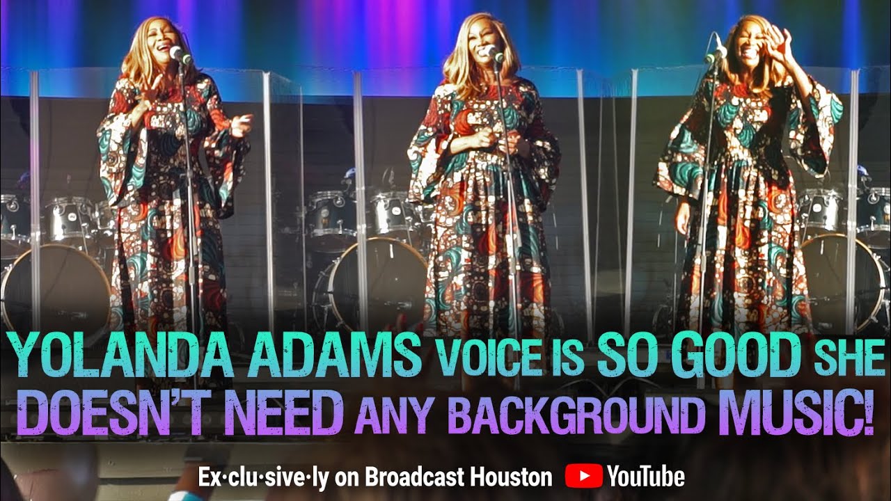 YOLANDA ADAMS Preaching Voice is POWERFUL as Her SINGING VOICE @ A ...