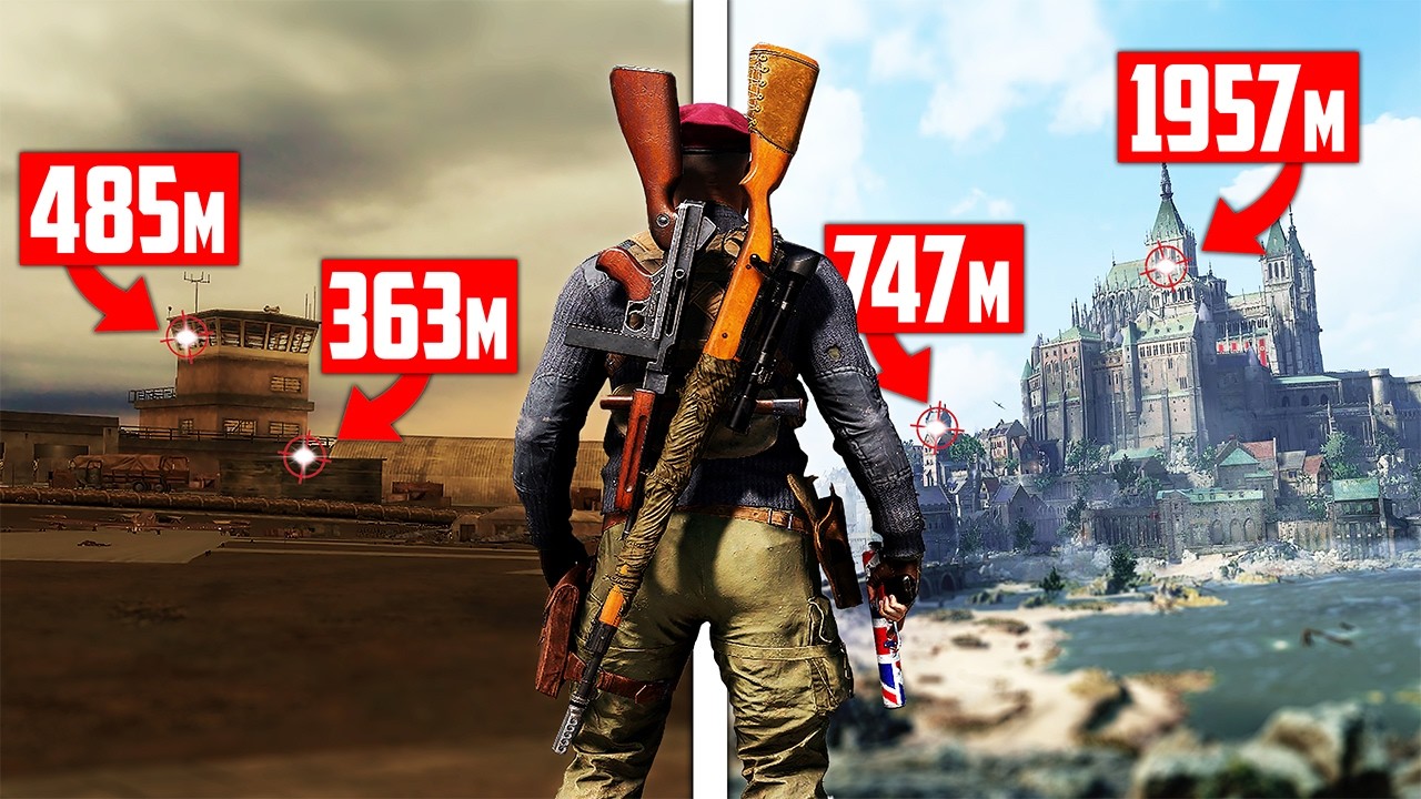 Hitting the Longest Shots in Every Sniper Elite - YouTube
