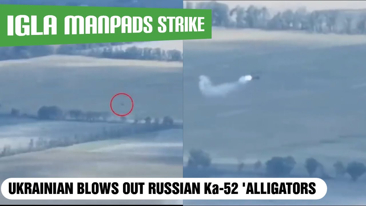 Ukrainian Guard blows Russian Ka-52 'Alligator' helicopter out the sky ...