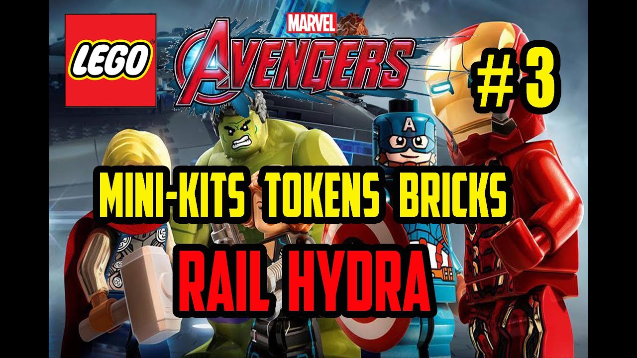 LEGO Marvel Avengers - Rail Hydra - Mini Kits Tokens Bricks - YouTube