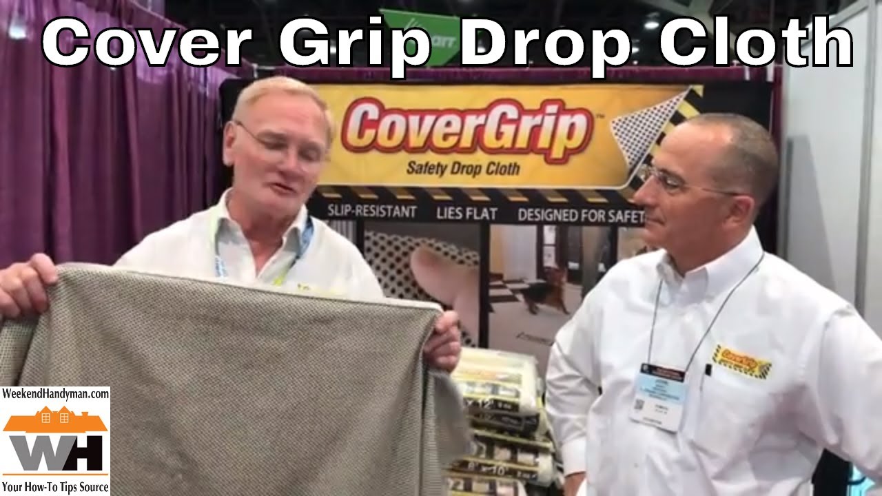 #CoverGrip Drop Cloth Floor Protection For Home and Work Space ...