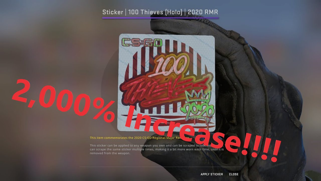 RMR Stickers are going insane! Thanks to CS2. Look at my RMR stickers I ...