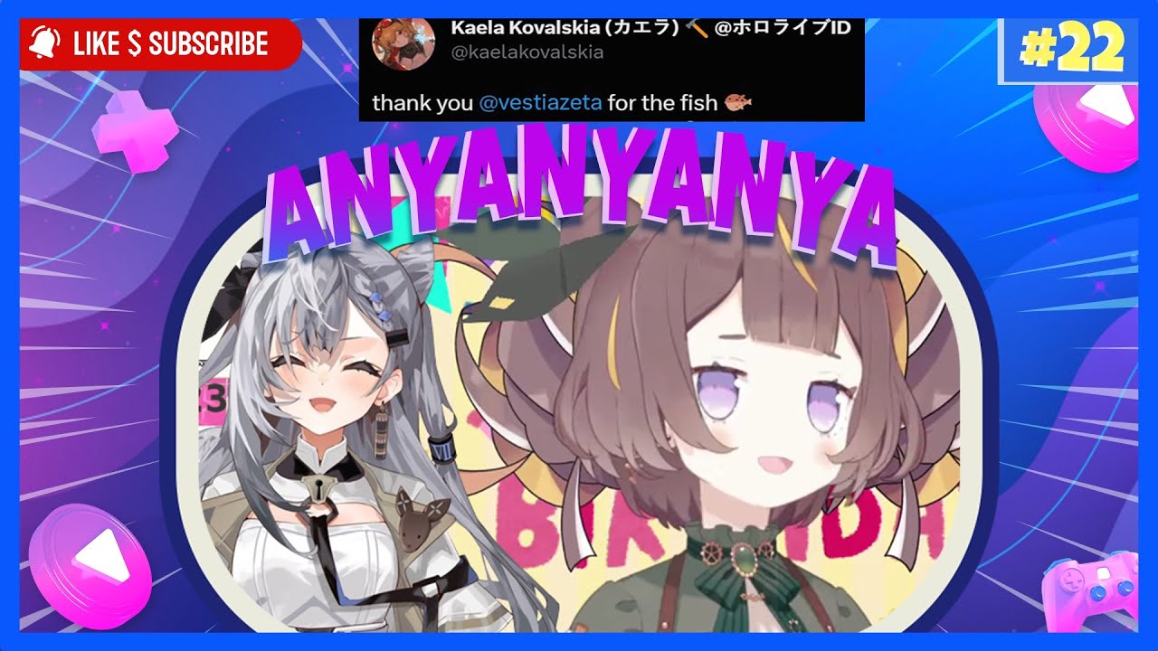 PON Vestia Zeta salah kirim ke Kaela - Anya Melfissa《VTuber Hololive ...