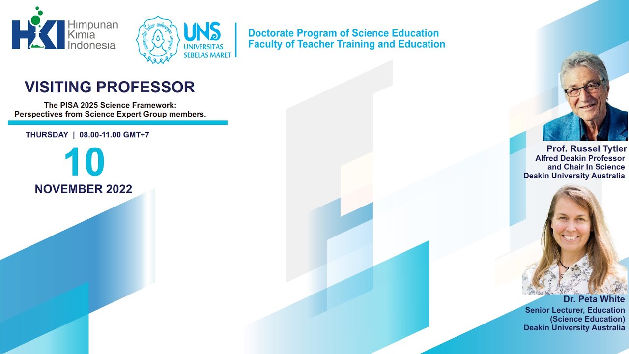 Visiting Professor " Professor Russell Tytler and Dr Peta White, Deakin ...