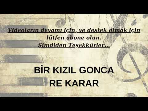 BİR KIZIL GONCA / RE KARAR [ ALTYAPI ] #cover #altyapı #karaoke #piyanistonur