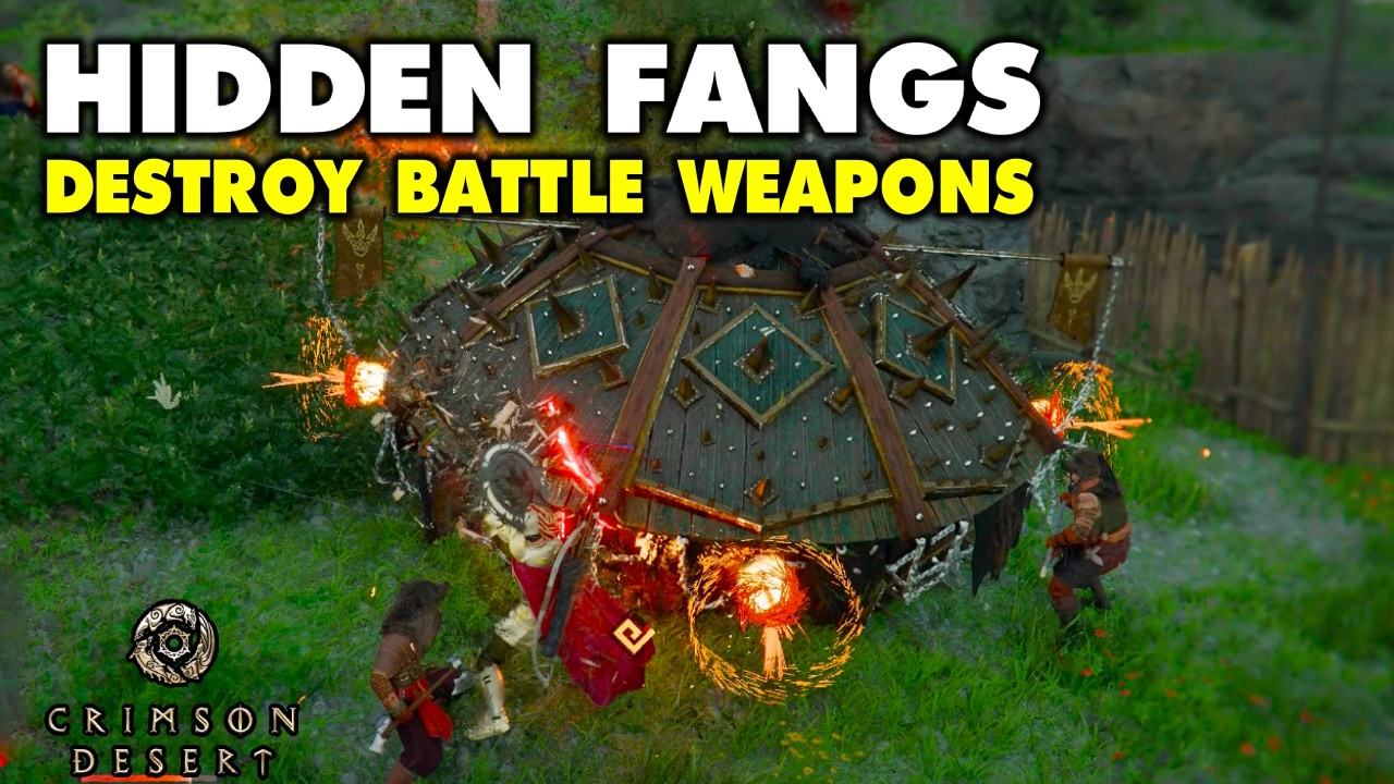 Crimson Desert: Hidden Fangs | How To Destroy the Black Bears Battle ...