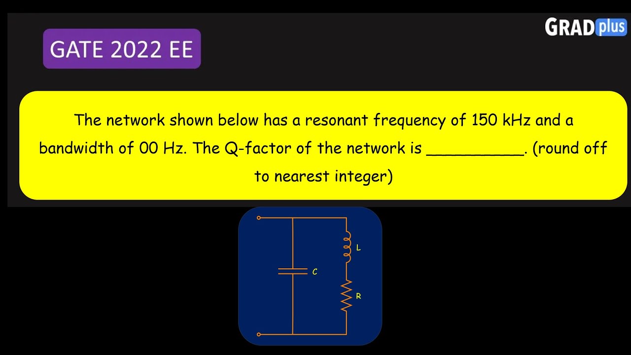 GATE EE 2022 Paper Solutions | Question based on Network Theory - YouTube
