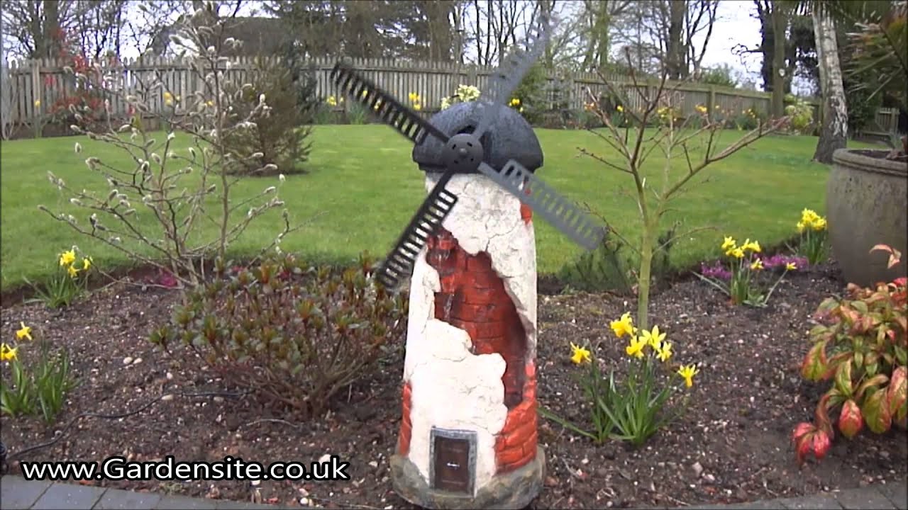 Product Preview: Rustic Windmill Water Feature by Kelkay - YouTube