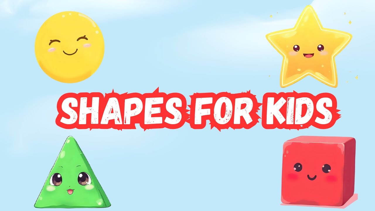 Learn Shapes for Kids 🌈 | Circle, Triangle, Star & Square | Fun ...