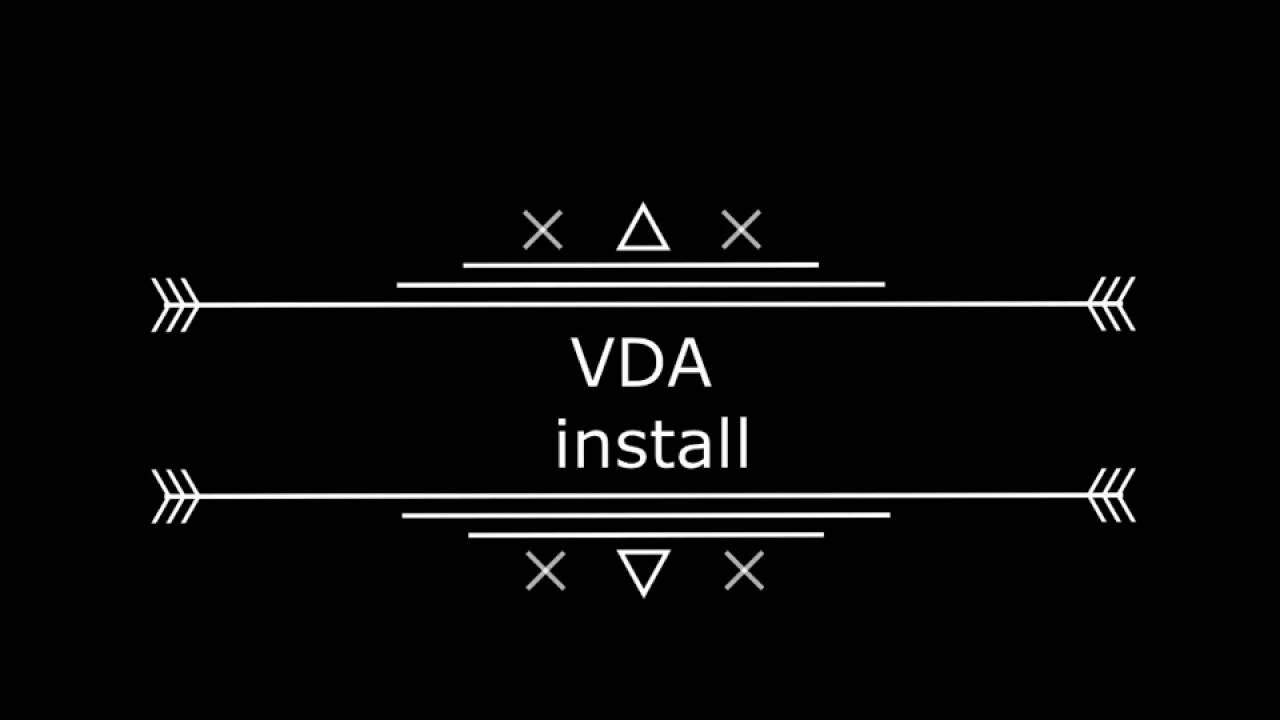VDA install - YouTube