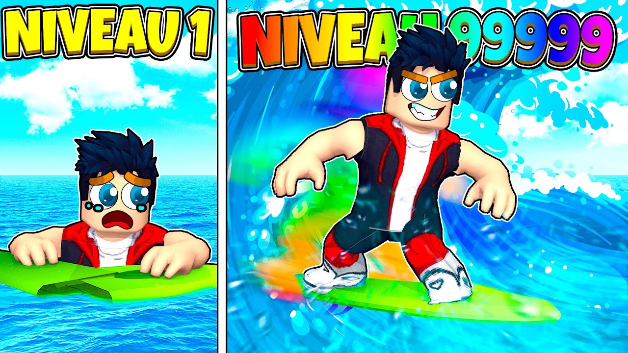 J'AI DÉPENSÉ 100 000 000 $ POUR SURFER SUR UN TSUNAMI !! (Surf Race ...