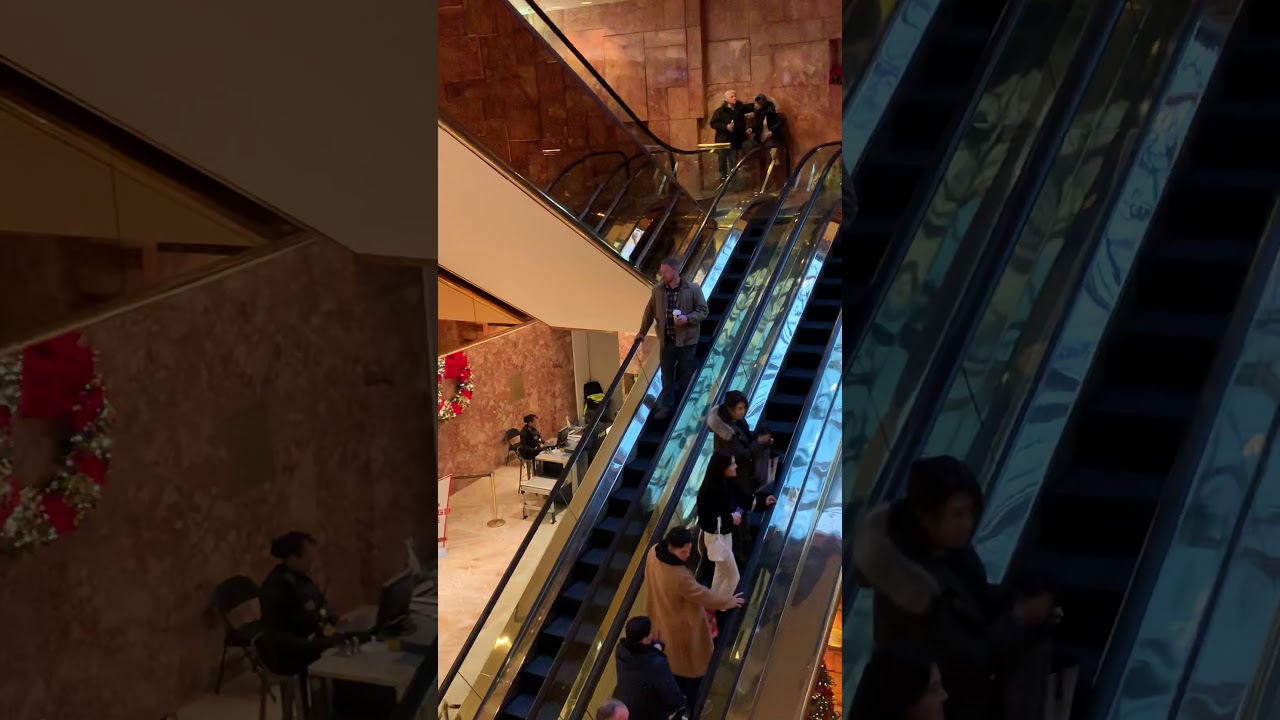 Trump Tower Escalator - YouTube
