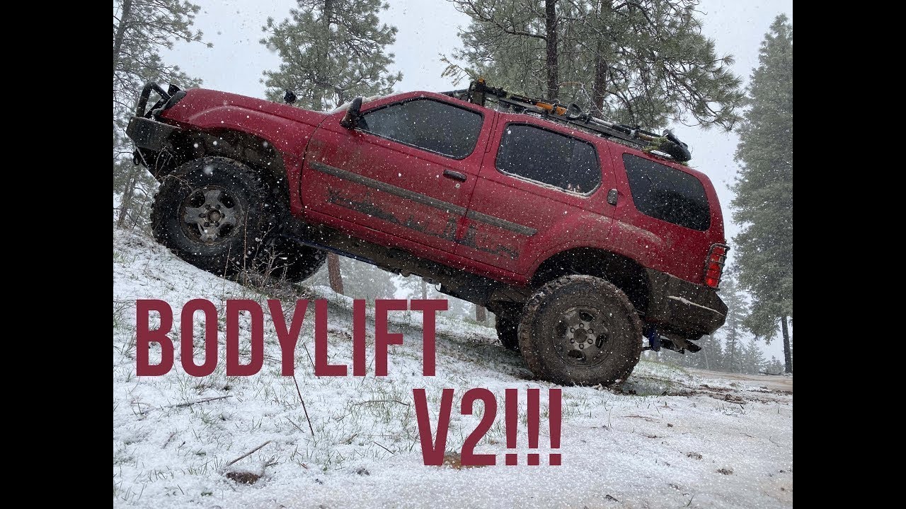 Xterra build gets a 2in body lift - YouTube