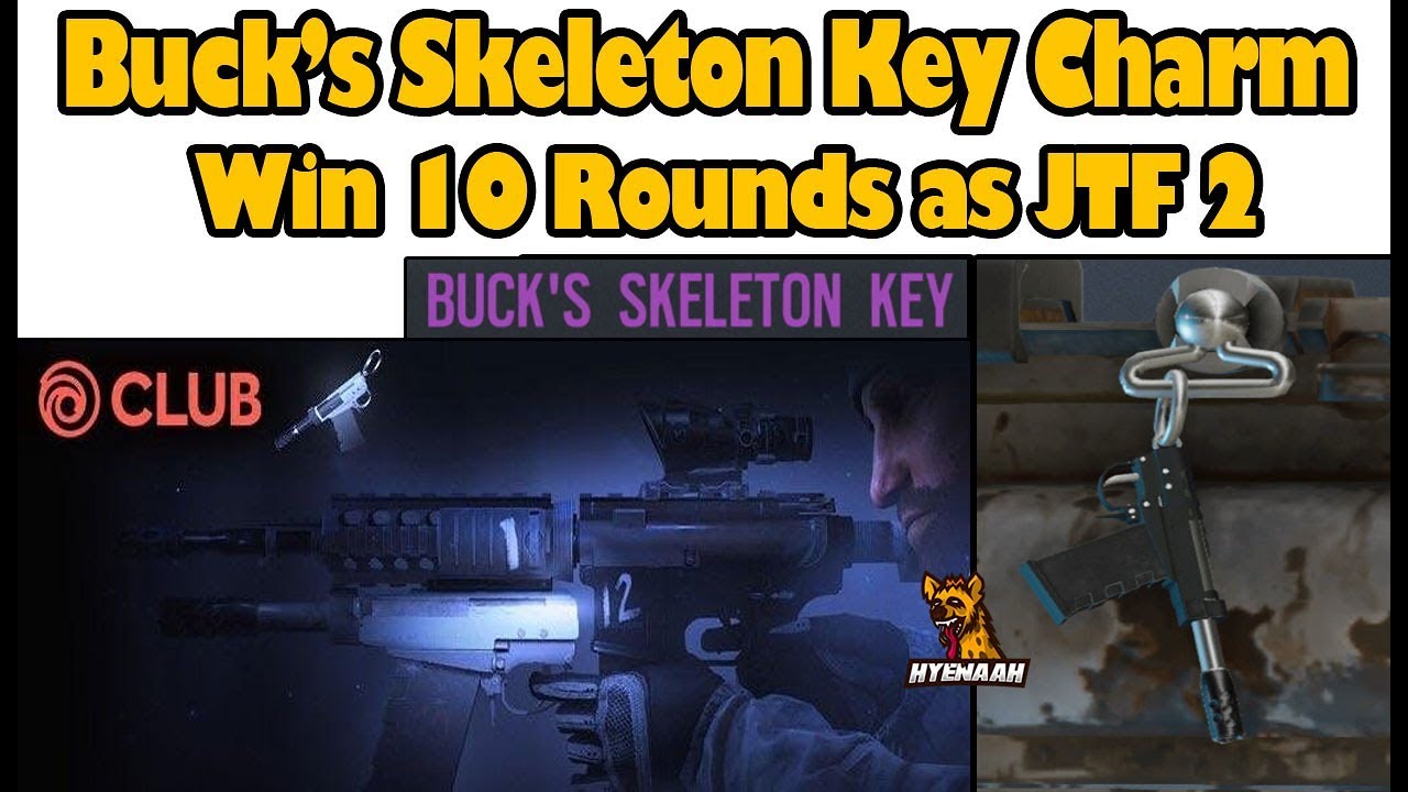 Buck's Skeleton Key Charm - R6 Two Year Anniversary - Rainbow Six Siege ...