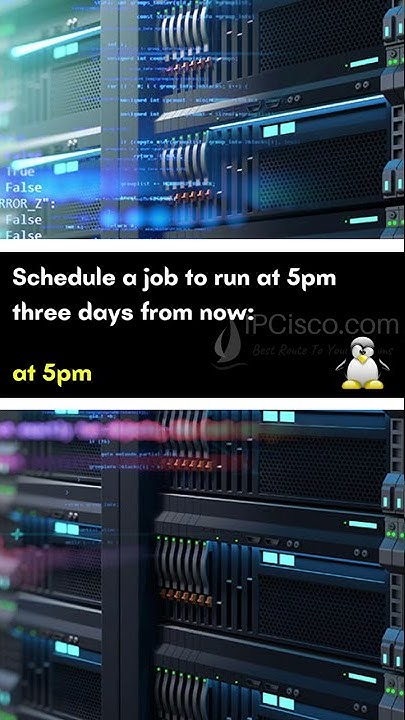 Linux at options | Linux Schedule Commands | www.ipcisco.com - YouTube