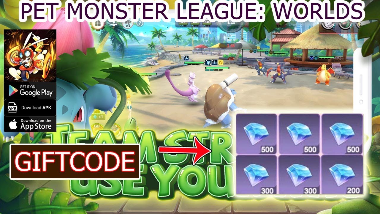 Pet Monster League Worlds & All Redeem Codes | 4 Giftcodes Pet Monster ...