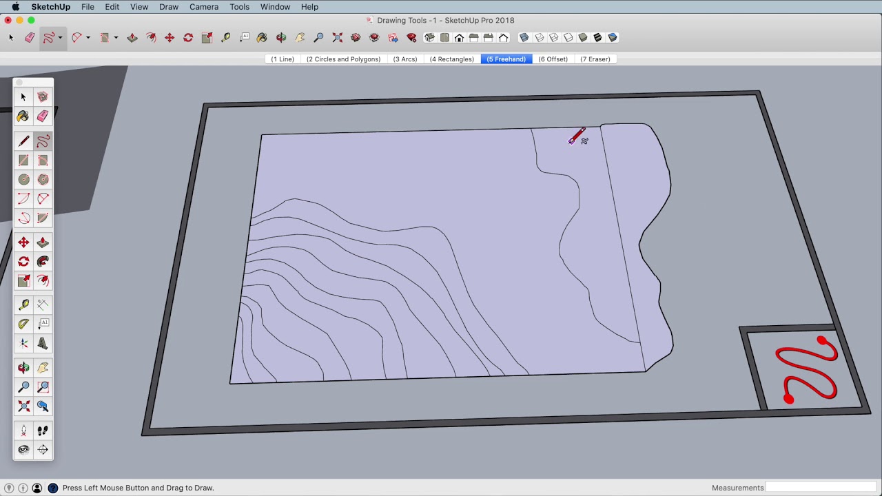 Sketchup Fundamentals 5 4 Freehand - YouTube