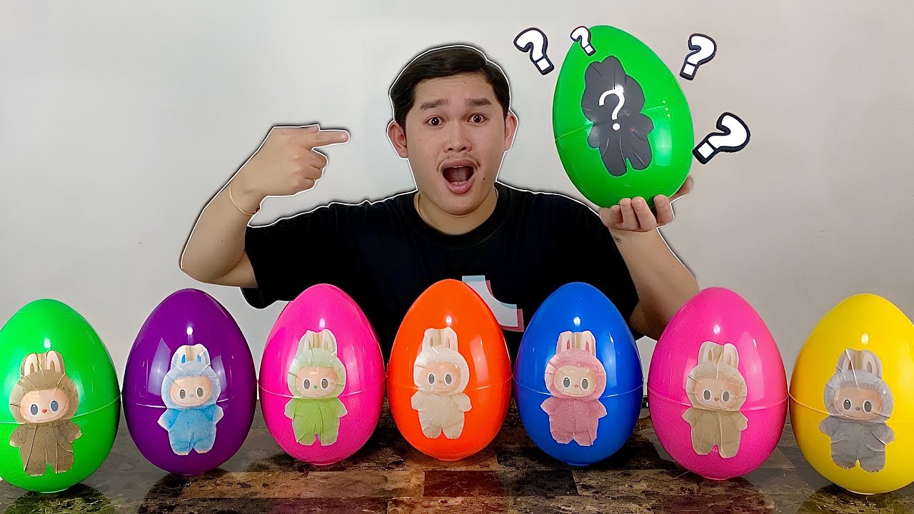 LABUBU EGG HATCHING (ang daming toys at candies) - YouTube