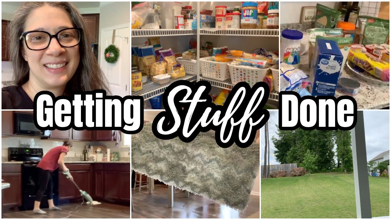 Clean with Me | Pantry Clean Out & A New Steam Mop | Productive Day in the Life - YouTube