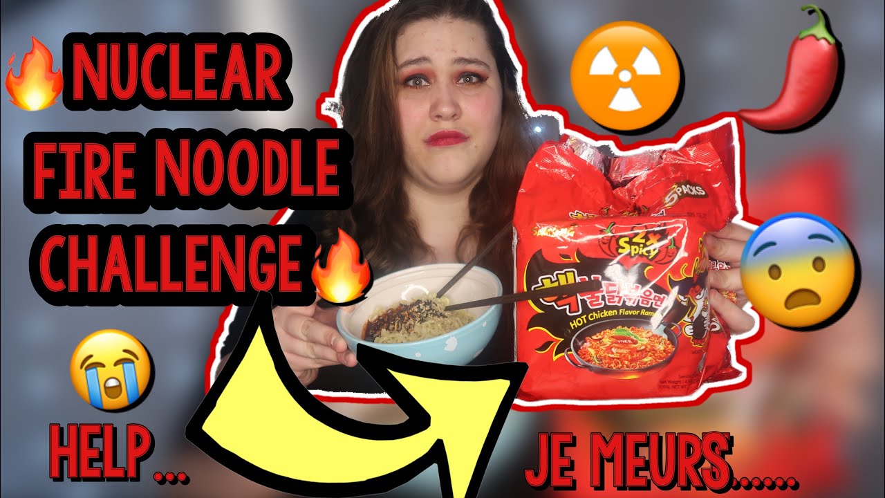 🔥🥵NUCLEAR 2X FIRE NOODLE CHALLENGE💀🔥| 👩🏻THEMONTREALGIRL👩🏻 - YouTube