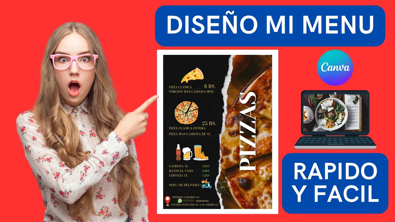 COMO CREAR MI MENU DIGITAL PARA MI RESTAURANT O SNACK 2024 | ELABORO MI ...