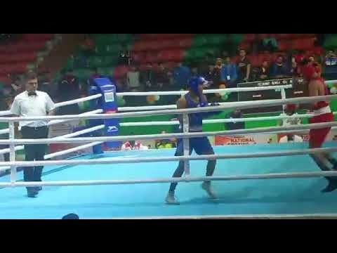 4th junior boys national boxing championship 2022 #boxing Samir ul haq red