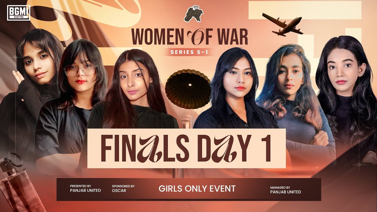 WOMEN OF WAR | FINALS DAY-1 | Prizepool - 5,000 | Panjab United - YouTube