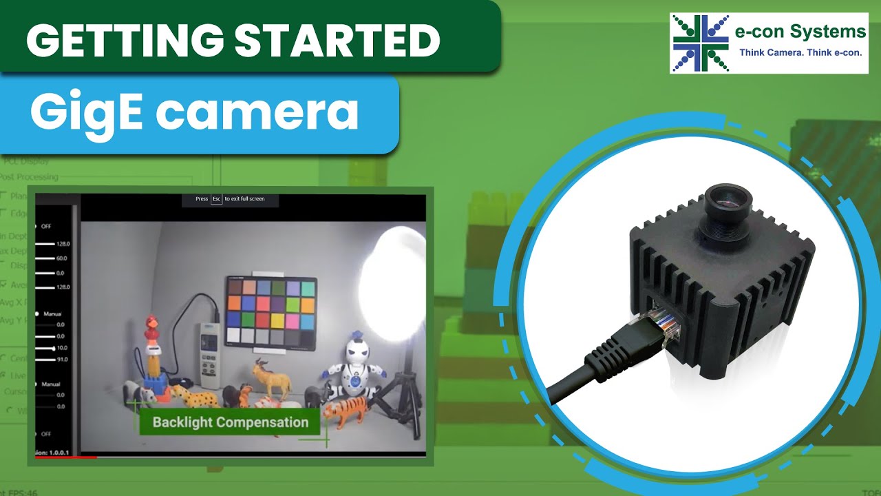 Getting started with Power over Ethernet ultra-low light HDR camera | GigE camera | e-con ...