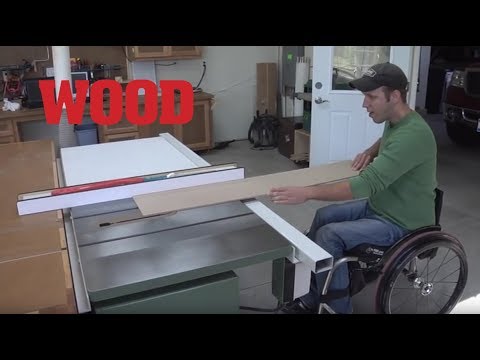 Wheelchair-accessible Woodworking Shop - YouTube