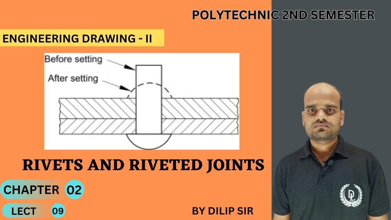 engineering drawing - ii | RIVETED BUTT JOINT || DL ACADEMY - YouTube
