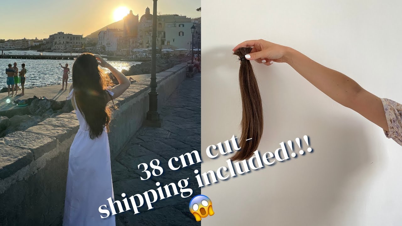 GETTING MY HAIR CUT - 38 CM!!!! + shipping included - YouTube