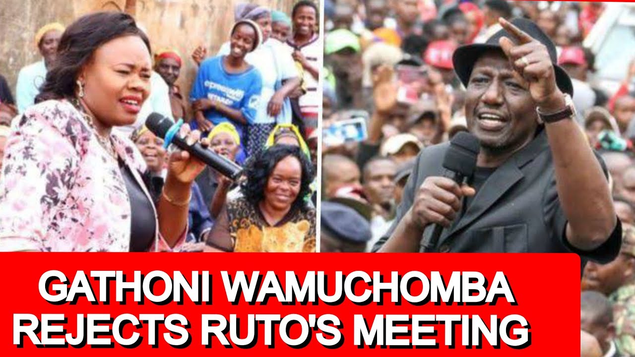 DEFIANT UDA MP GATHONI WAMUCHOMBA REFUSES TO ATTEND RUTO'S MEETING WITH ...